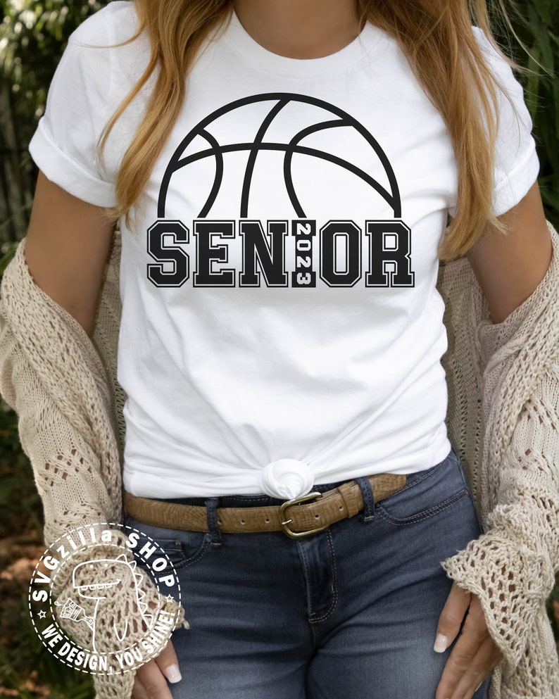 Senior Basketball Graduation Clipart, Half Basketball, Word senior in ...
