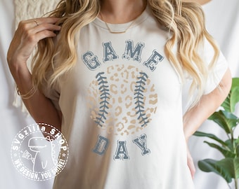 Game Day SVG Baseball Mom PNG, Game Day Cut File for T-shirt, Sports ...