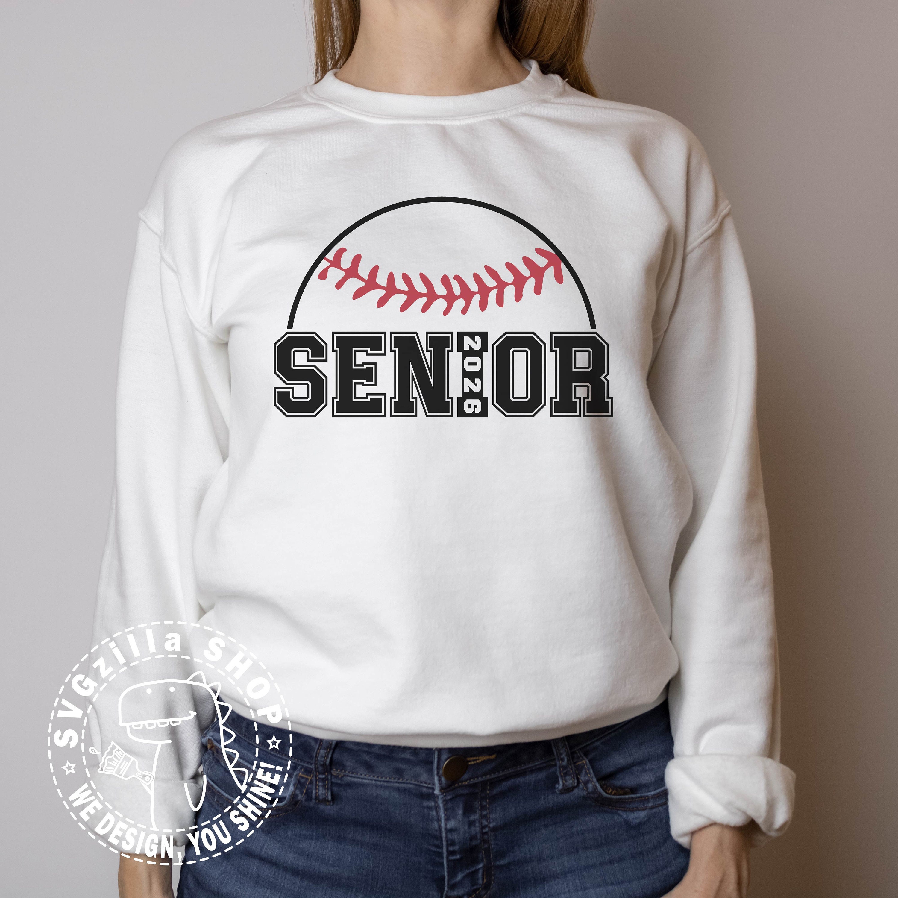 Senior Baseball Graduation Clipart, Half Baseball, Word senior in ...
