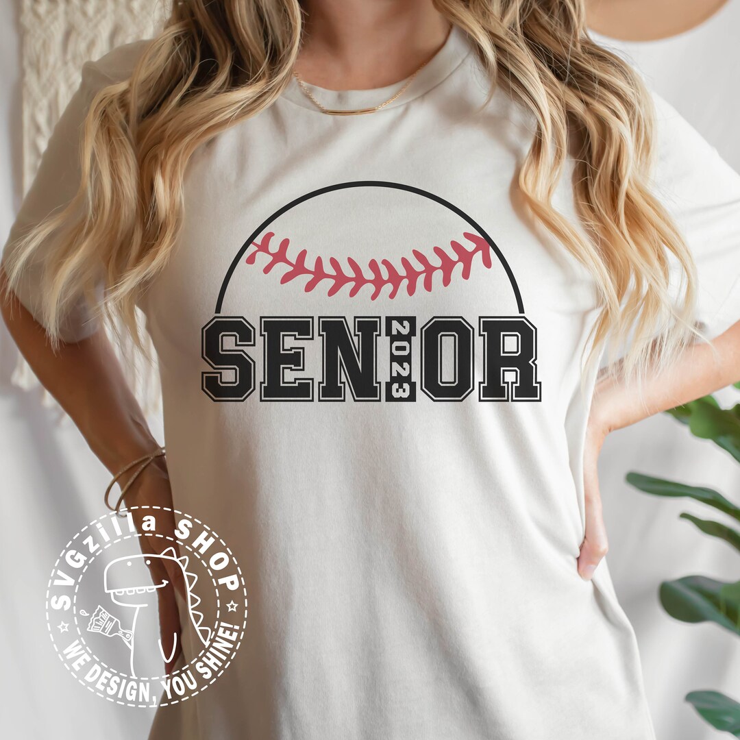 Senior Baseball Graduation Clipart Half Baseball Word - Etsy
