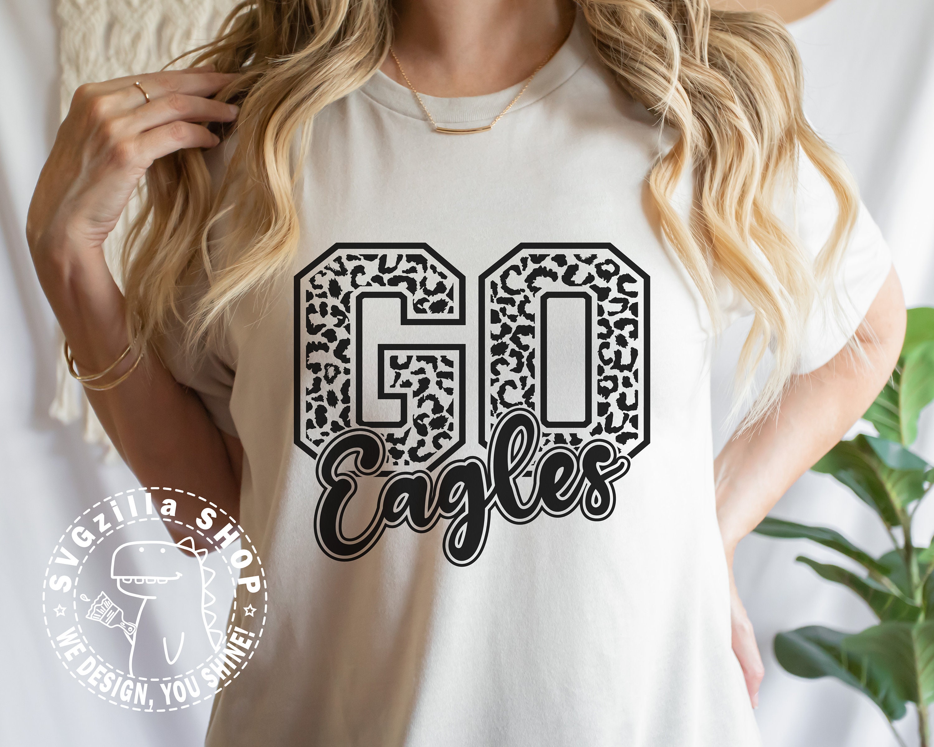 Go Eagles Svg, Eagles Leopard SVG Go Eagles Mascot SVG, Cut File for T ...