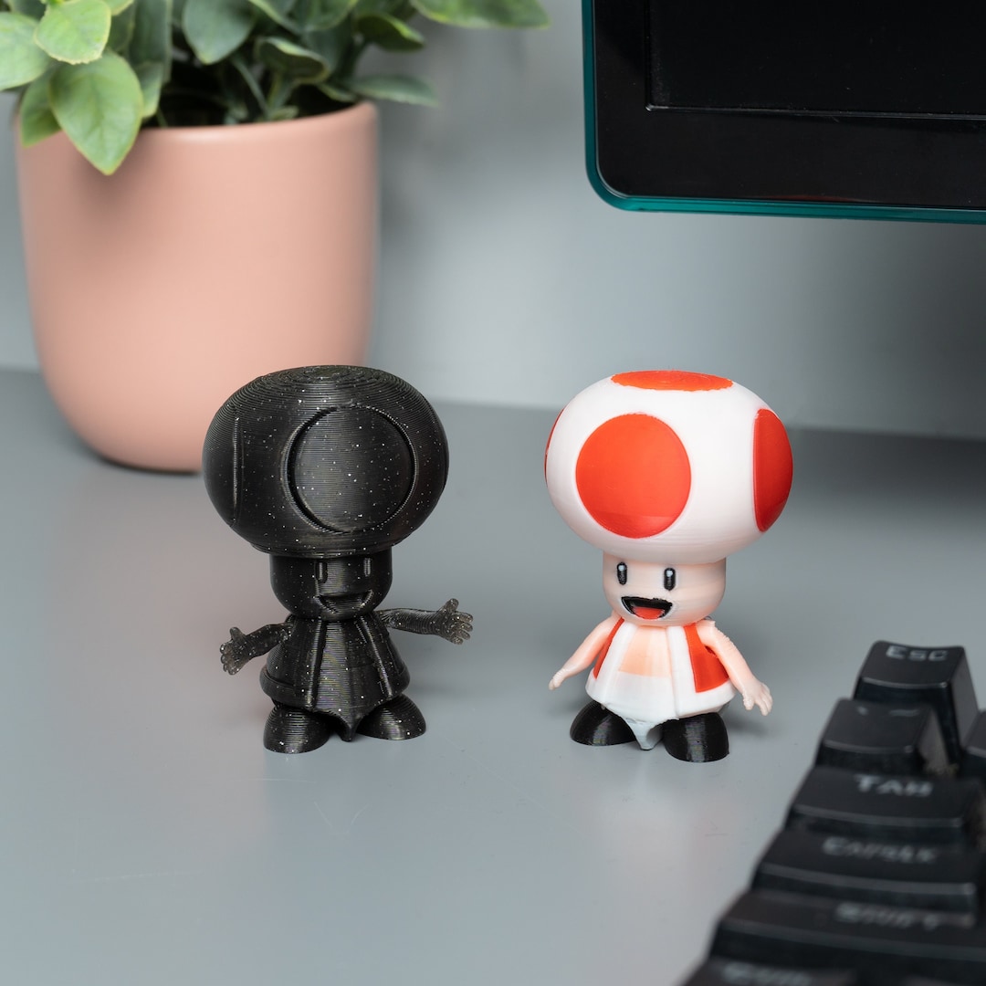 Toad-mushroom Boy - PRINT-IN-PLACE - Stl File for 3D Printing - Etsy