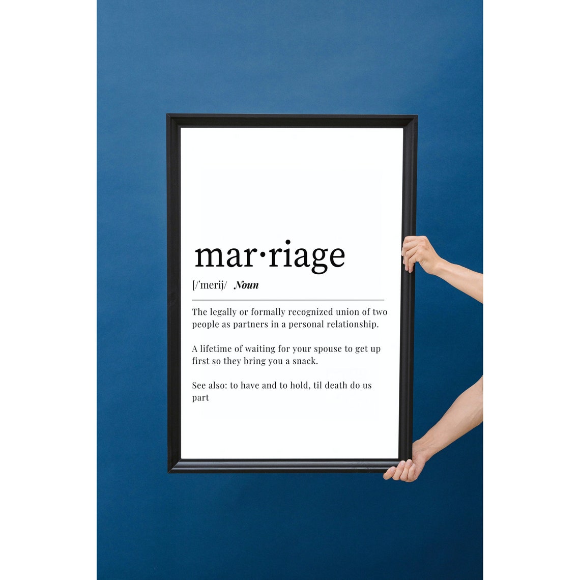 Marriage Funny Definition Printable Marriage Dictionary Printable Funny ...