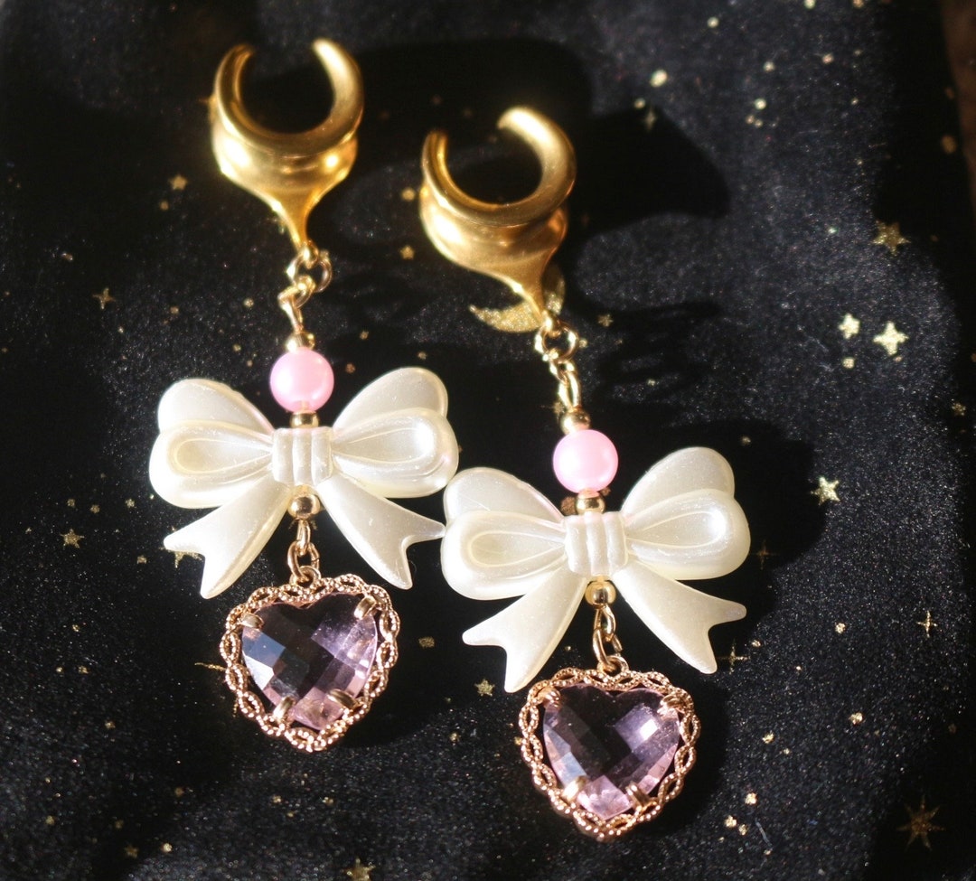 4g-25mm Sailor Moon Inspired Plug Earrings - Etsy
