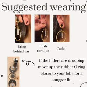 4g-25mm Sailor Moon Inspired Plug Earrings - Etsy