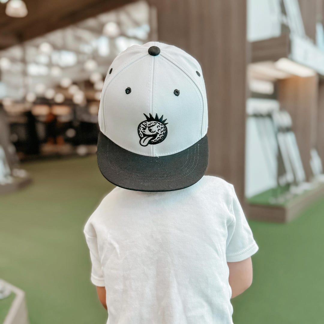 Puck Rock Golf Ball Toddler Youth Toddler Kids Snap Backtrucker Flat ...