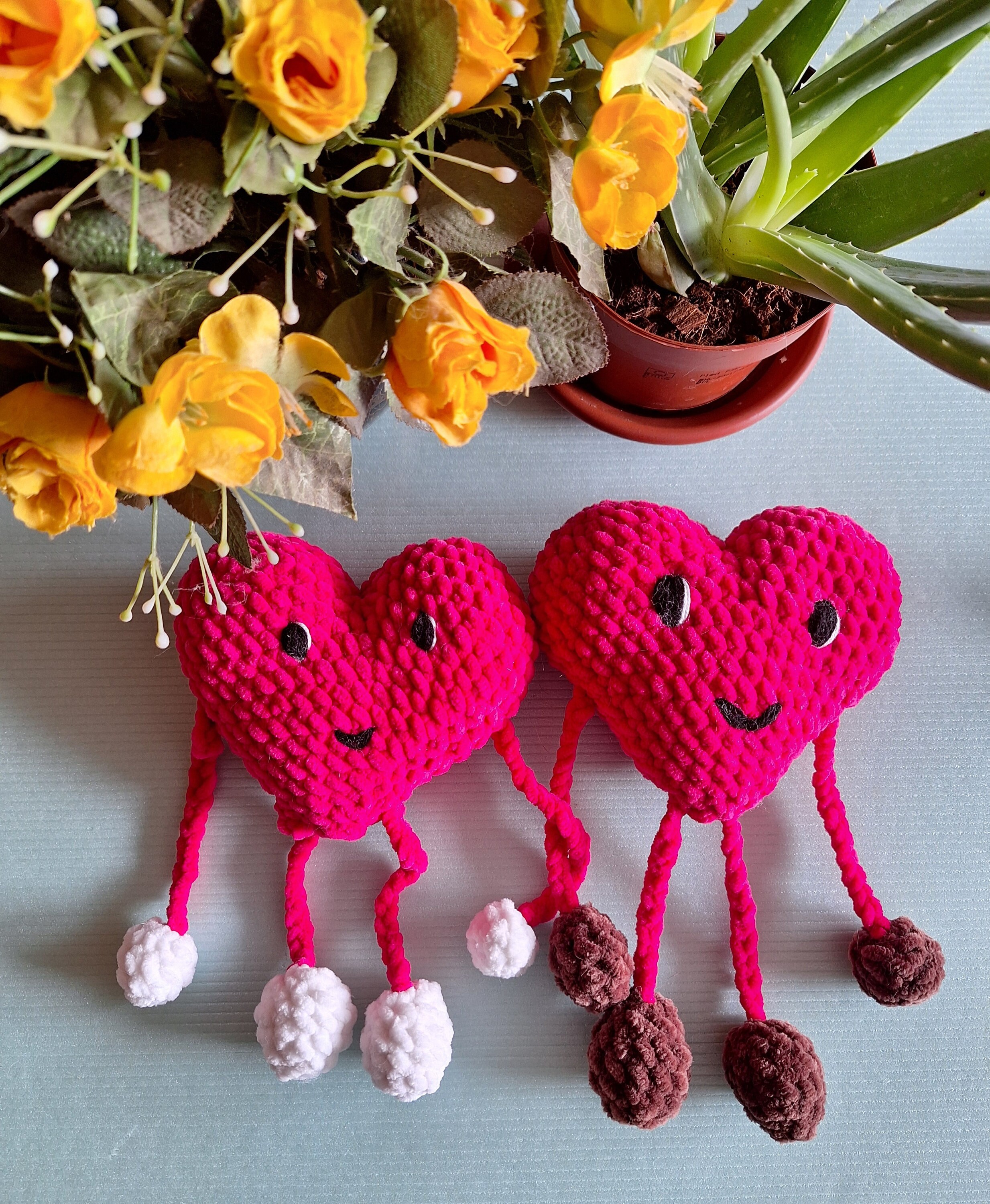 Crochet Pattern Amigurumi, Heart, Love, Plush Figure, Valentine's Day ...