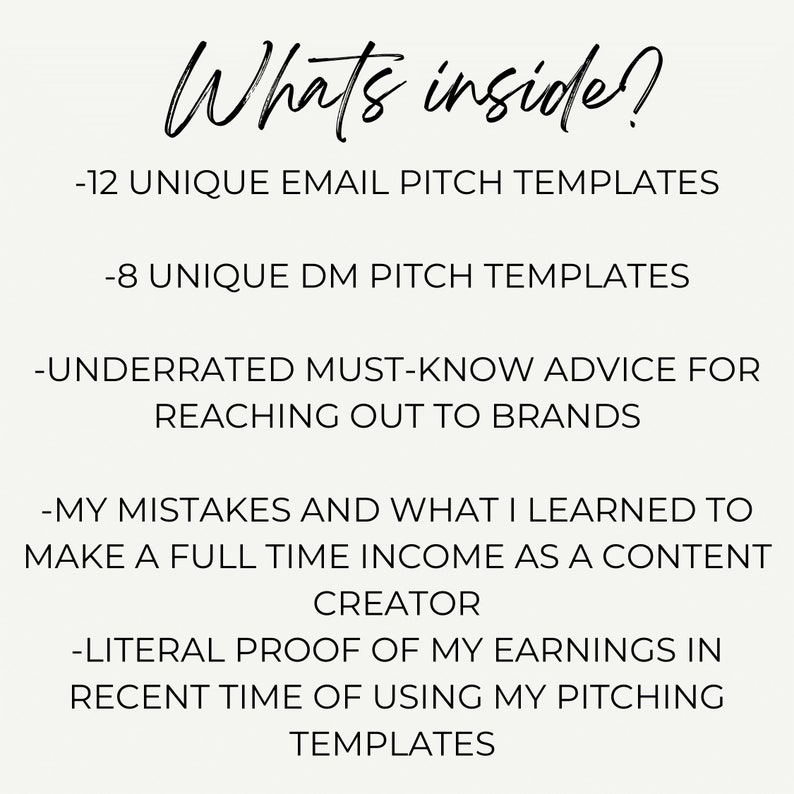UGC Brand Pitch Template for UGC Creators | UGC Pitching Scripts | Ugc ...