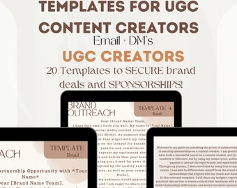 UGC Pitch Templates - Etsy