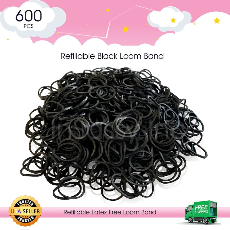 Kids Hair Rubber Bands - Etsy