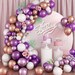 87pcs Metallic Red Party Balloon Kit for Boho Wedding Birthday ...