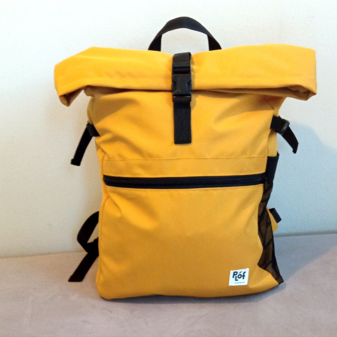Handmade Waterproof Roll Top Backpack Unisex 25L - Etsy
