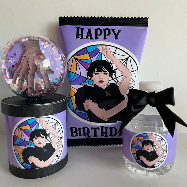Wednesday Addams Party Favors - Etsy
