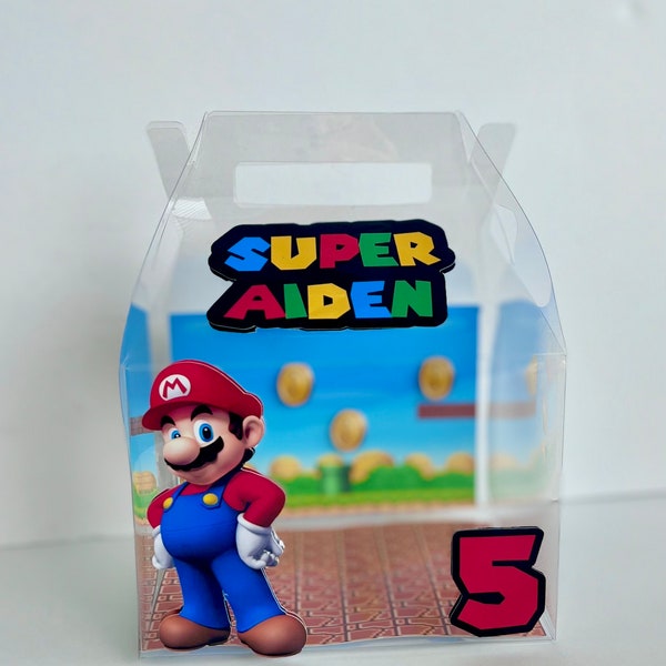Super Mario Box Template - Etsy