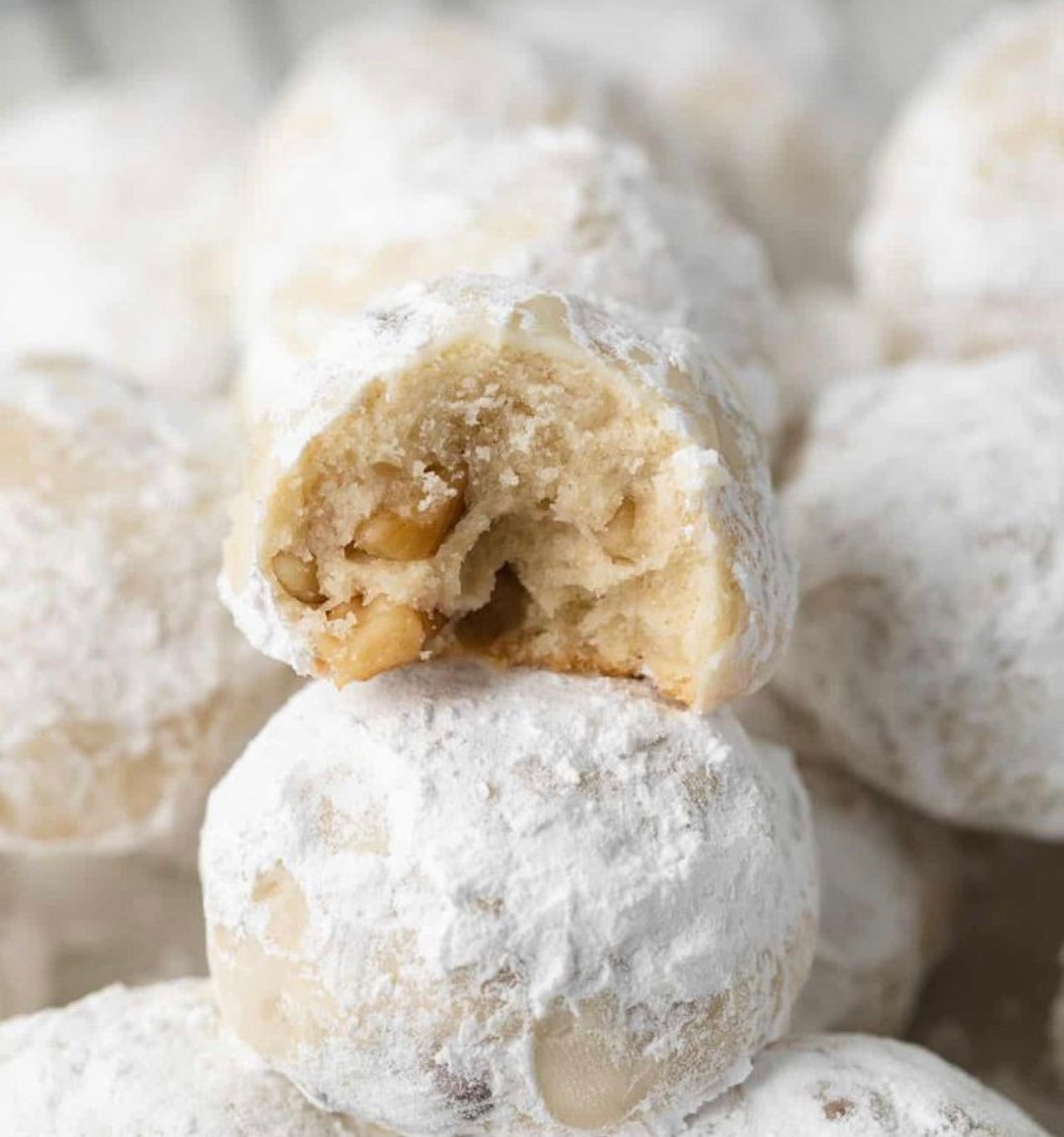 Walnut Russian Tea Cake Cookies, Wedding Cookies, Snowball Cookies ...