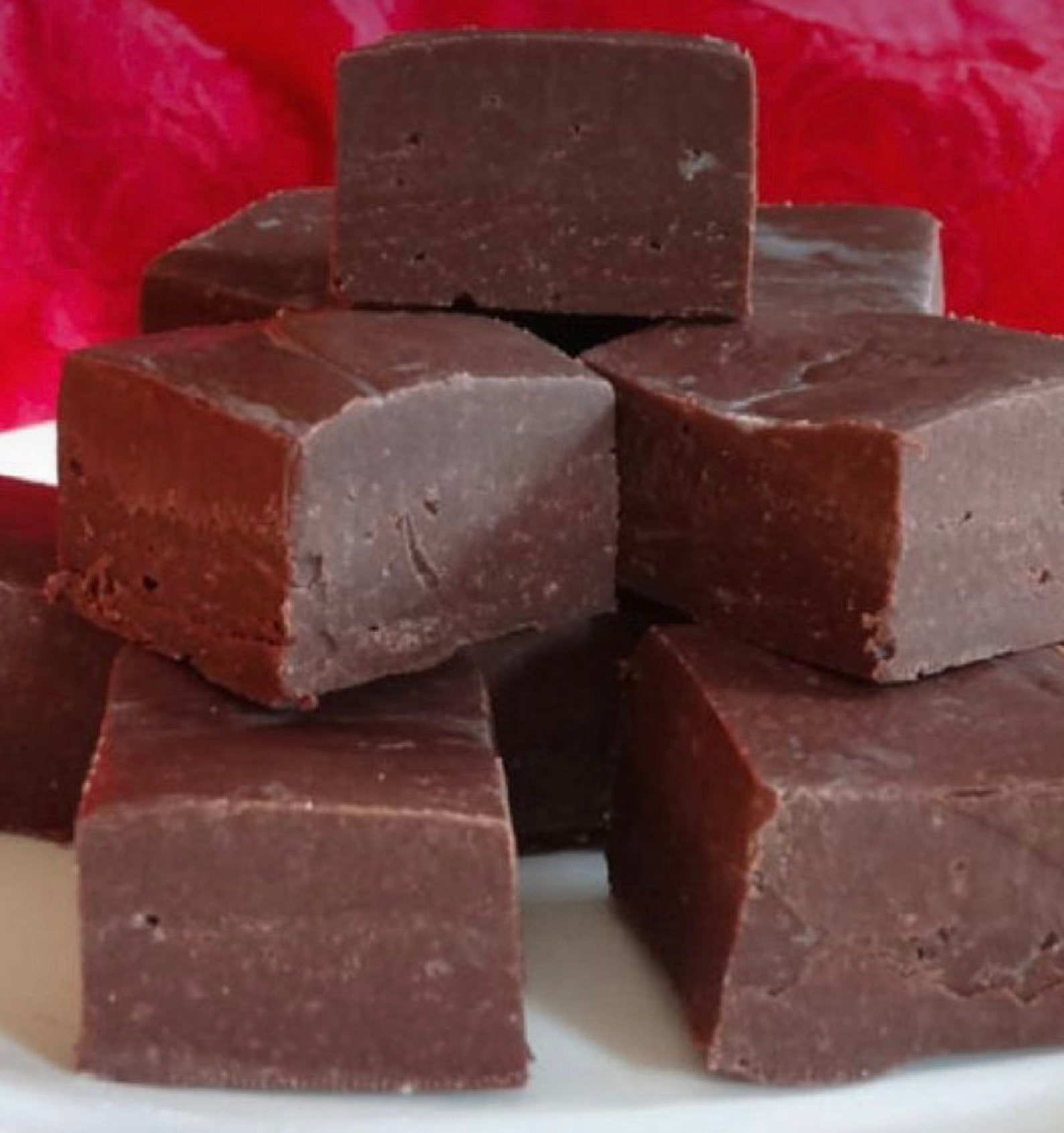 Dark Chocolate Fudge 1/2 Pound, Gourmet Fudge, Homemade Candy Fudge ...