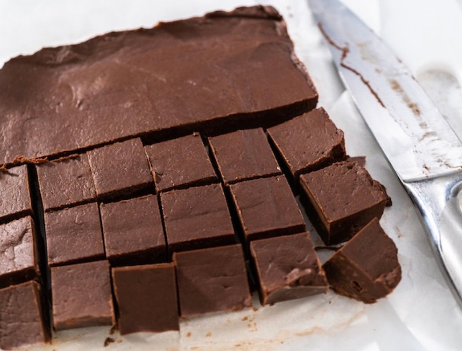 Dark Chocolate Fudge 1/2 Pound, Gourmet Fudge, Homemade Candy Fudge ...