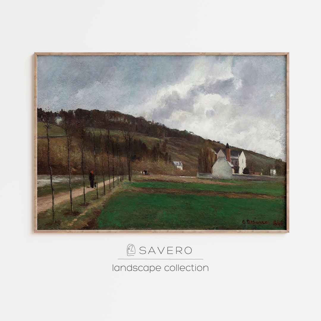 Camille Pissarro Printable Wall Art 'the Banks of the Marne in Winter ...