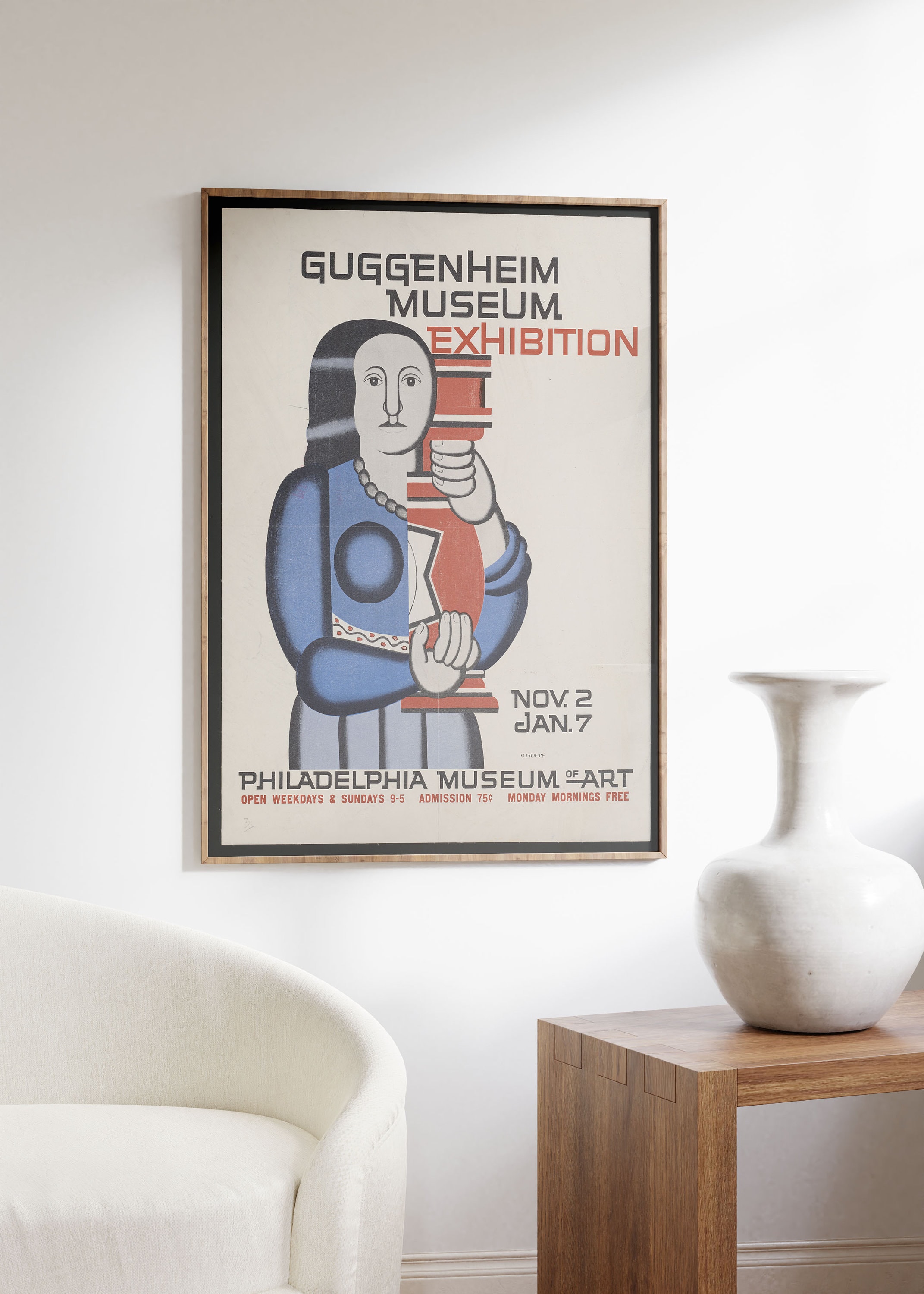 1961 Guggenheim Museum Exhibition Poster Printable Exhibition Poster ...