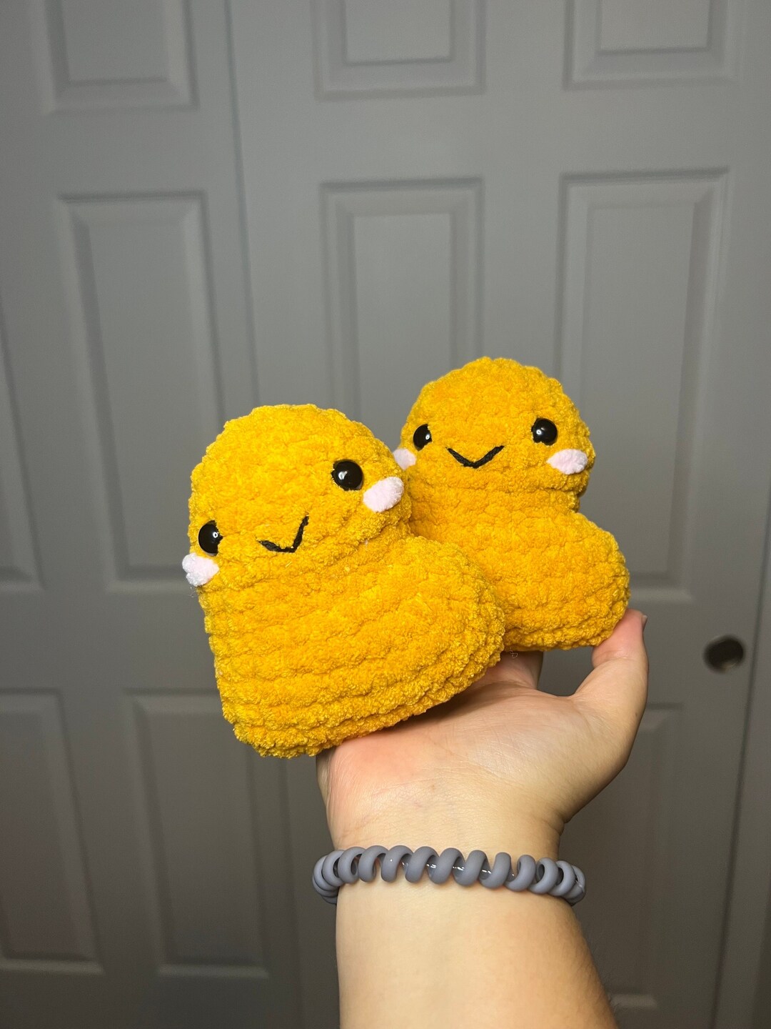 Crochet Chicken Nugget Plushie | Cute Food Plush | Food Amigurumi ...