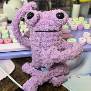 Customizable Crochet Leggy Frog Plush | Choose Your Color Plushie ...