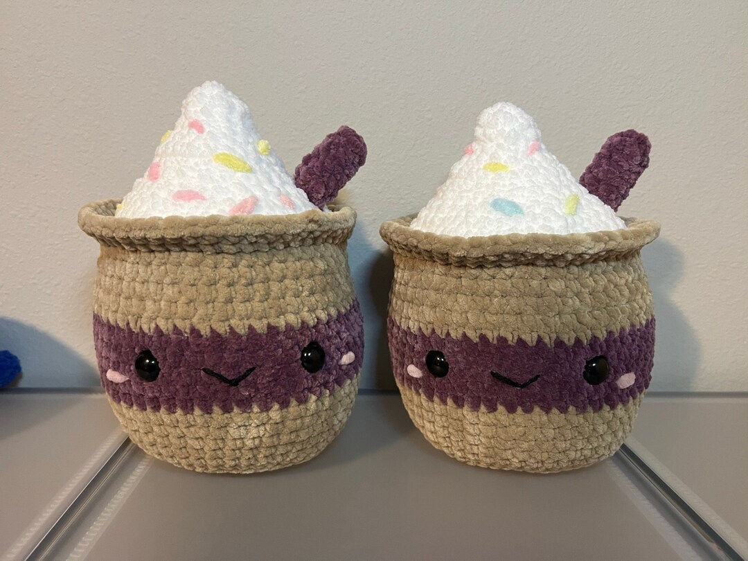 Handcrafted Crochet Coffee Plushie Perfect for Coffee - Etsy