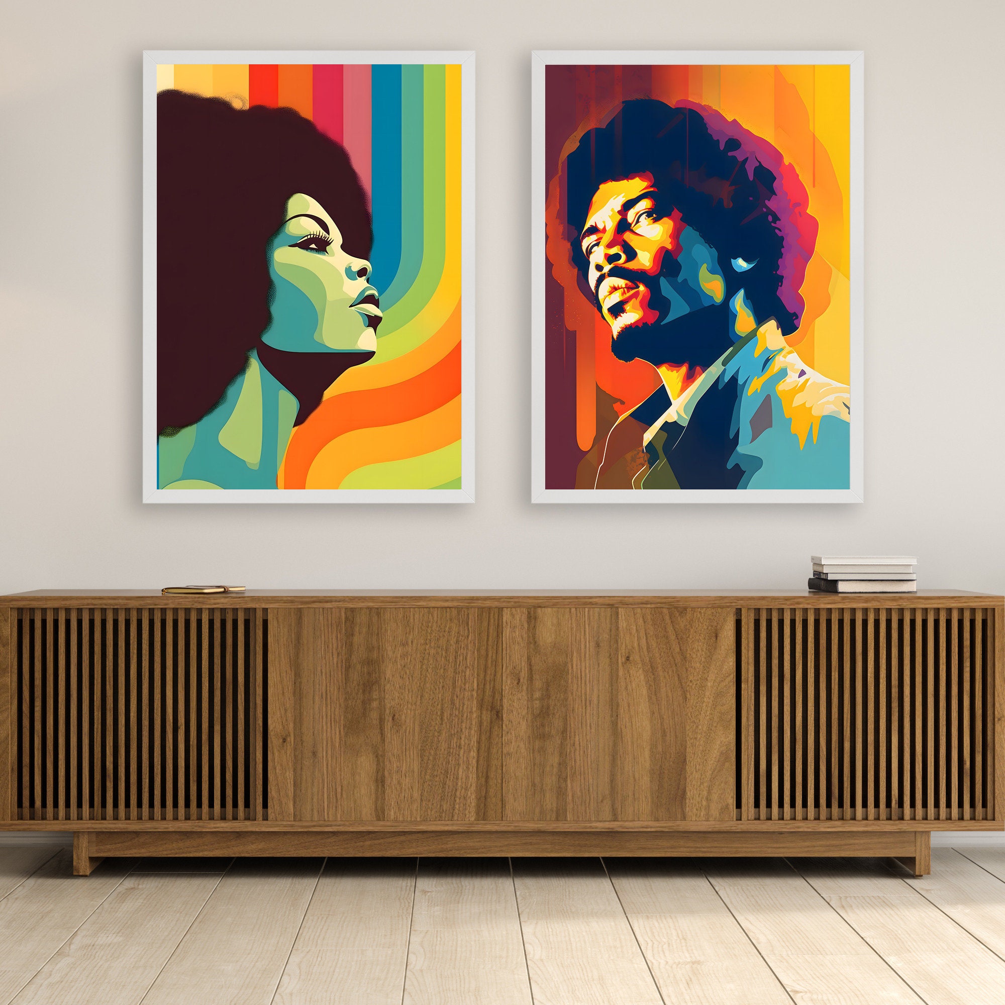 Rnb Poster Set Rnb Art Rnb Poster Art RNB Prints R&B Wall Art 70s Style ...