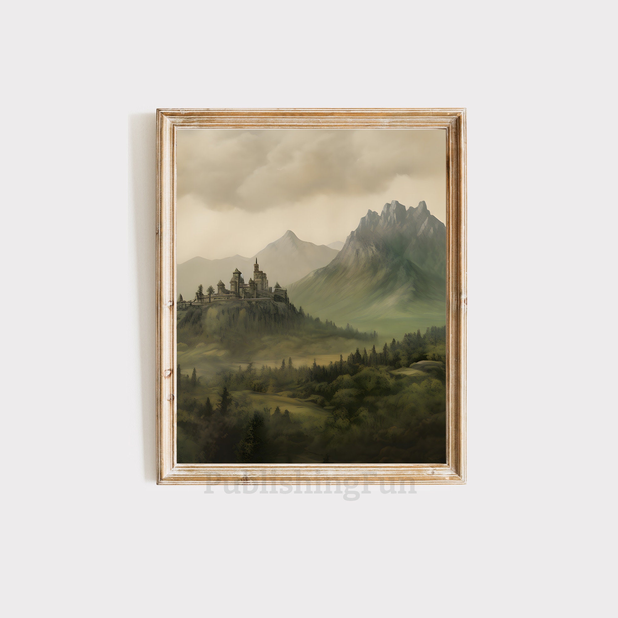 Tryptic Wall Art Tryptic Large Picture Frame Landscape Wall Art Vintage ...