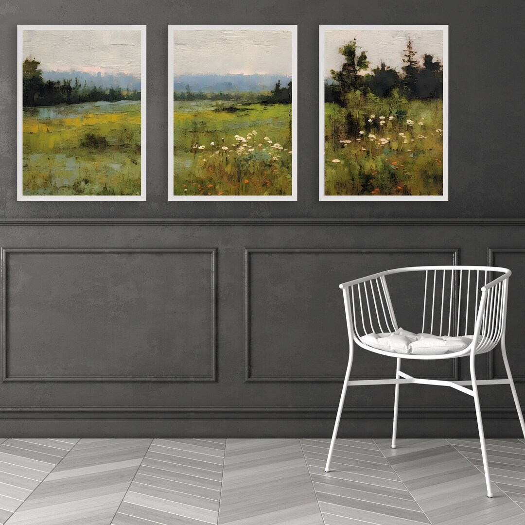 Tryptic Wall Art Vintage Tryptic Vintage Tryptic Large Picture - Etsy