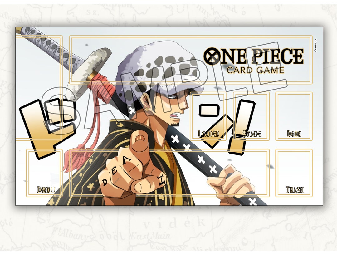 Playmat TRAFALGAR Law HD TCG One Piece Card Game - Etsy France