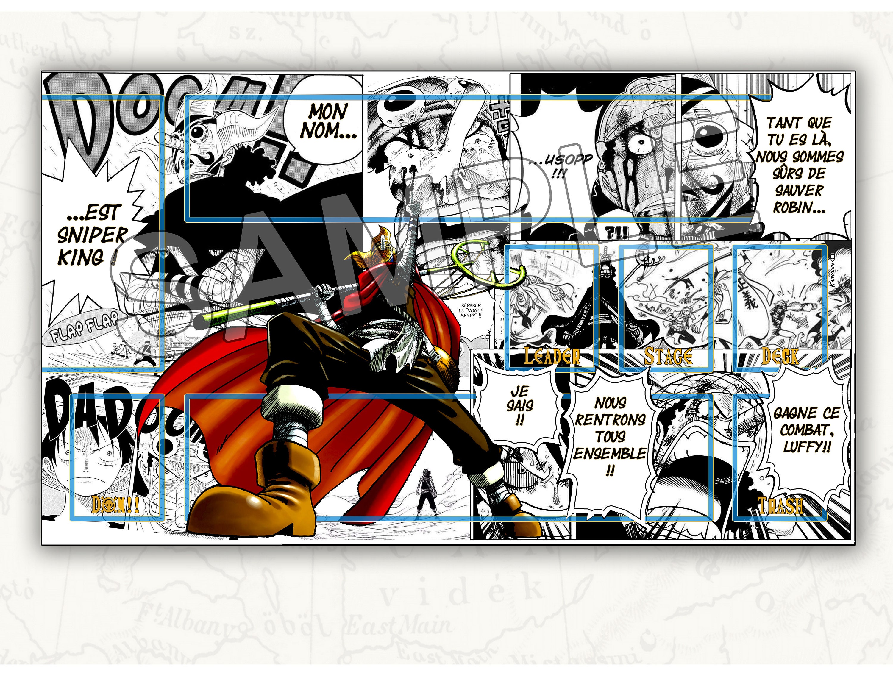 Playmat USOPP Manga HD TCG One Piece Card Game - Etsy