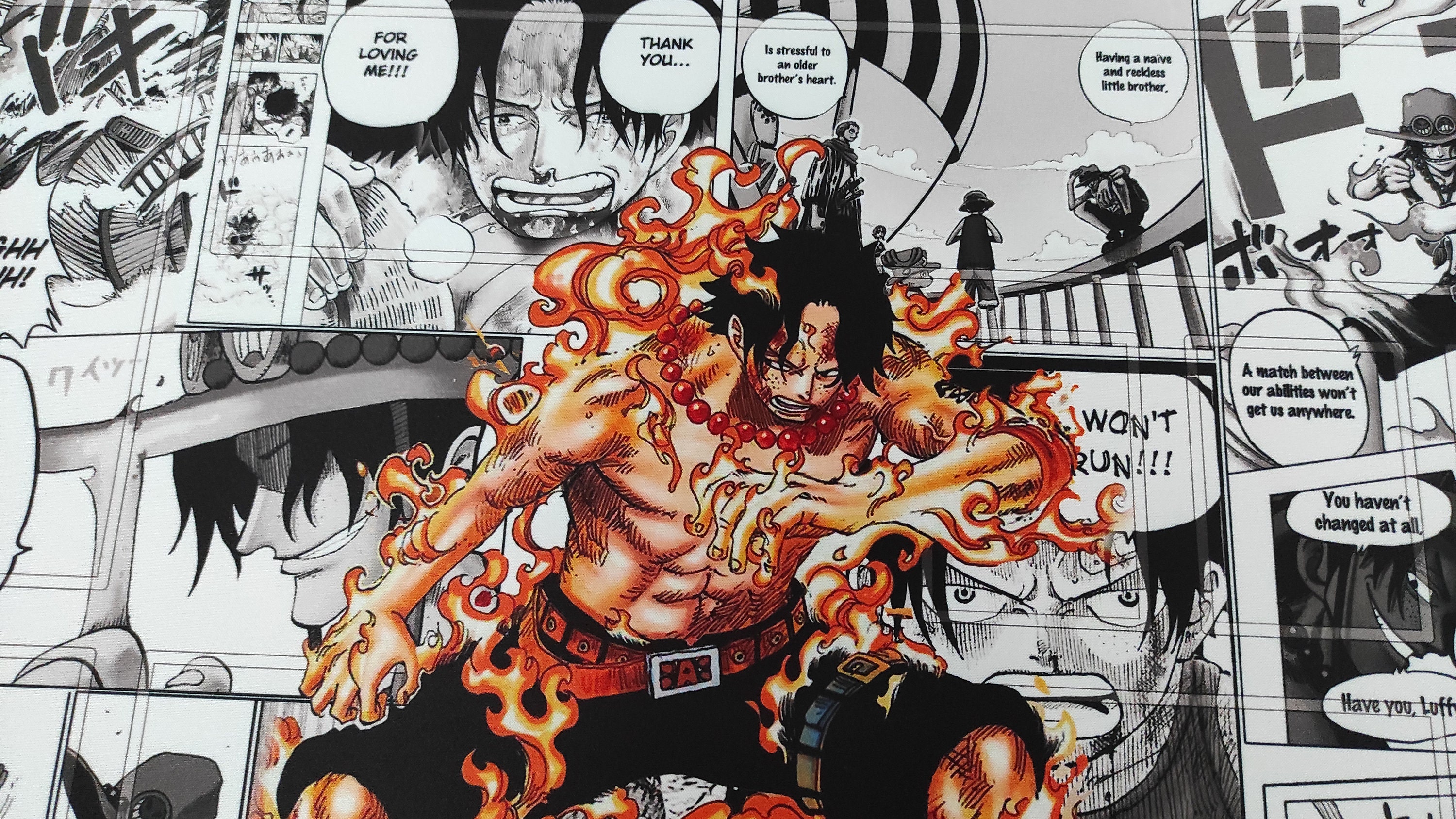 Playmat ACE Manga HD TCG One Piece Card Game - Etsy