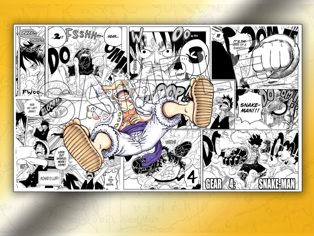 Playmat LUFFY G5 Manga HD TCG One Piece Card Game - Etsy UK
