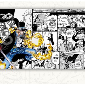 Playmat Sabo Manga HD TCG One Piece Card Game - Etsy France