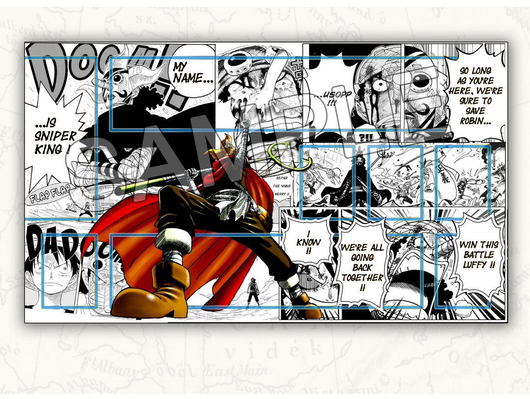 Playmat USOPP Manga HD TCG One Piece Card Game - Etsy