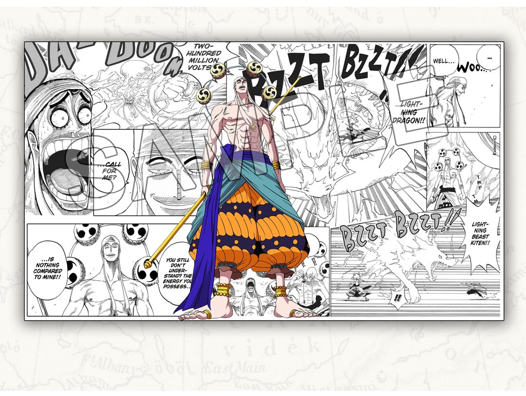 Playmat ENER (enel) Manga HD TCG One Piece Card Game - Etsy