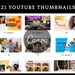 Youtube Thumbnail Templates | Minimalist Youtube Thumbnail Templates ...