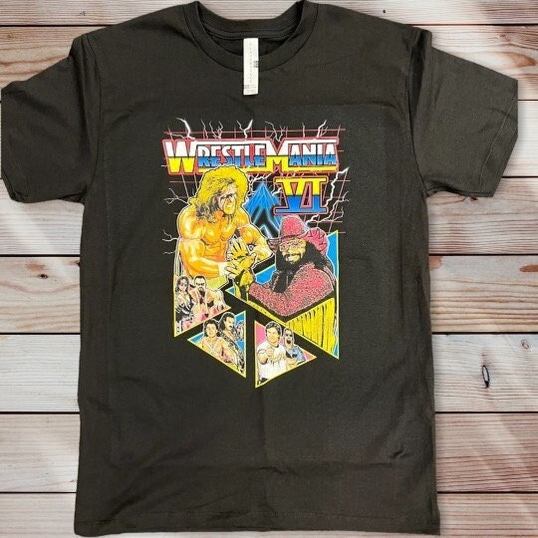 Wrestlemania Shirt, Wrestlemania, WWE, Retro WWE, Retro Wrestlemania - Etsy