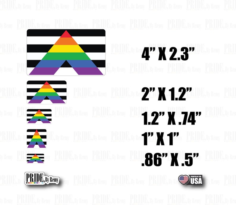 Sheet of LGBTQIA Ally Flag Sticker Equality, Diversity, Equity ...