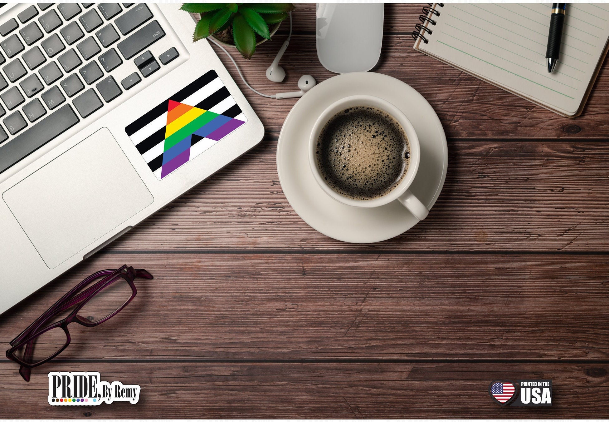 Sheet of LGBTQIA Ally Flag Sticker Equality, Diversity, Equity ...