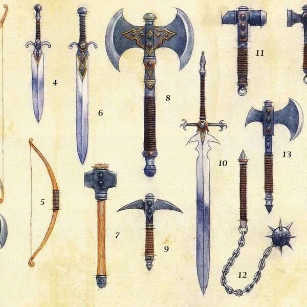 Medieval Weapon Toy - Etsy