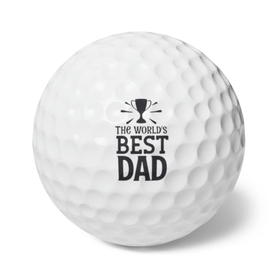 Best Dad Golf Balls Fathers Day Gift, 6pcs - Etsy
