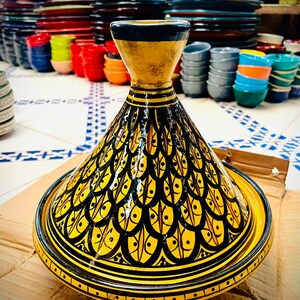 Moroccan Ceramic Tagine for Serving and Design , Hand Painted Tajine ...