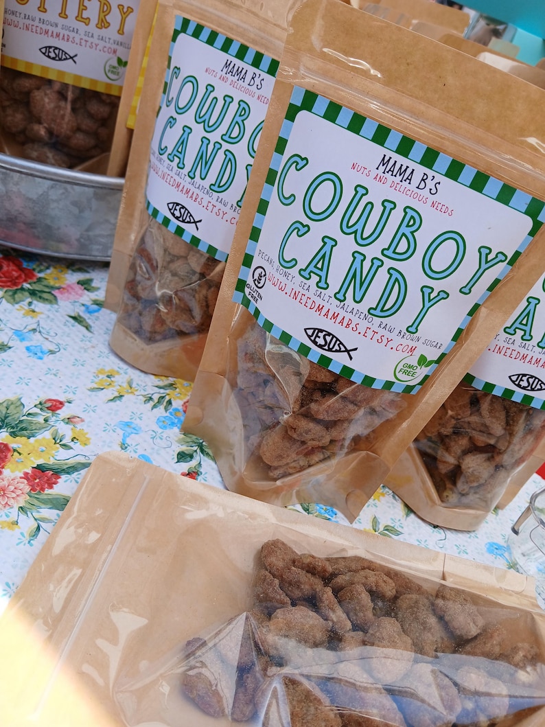 Cowboy Candy Pecans Gourmet Nut Ideal Antipasto Grazing Gift Basket ...