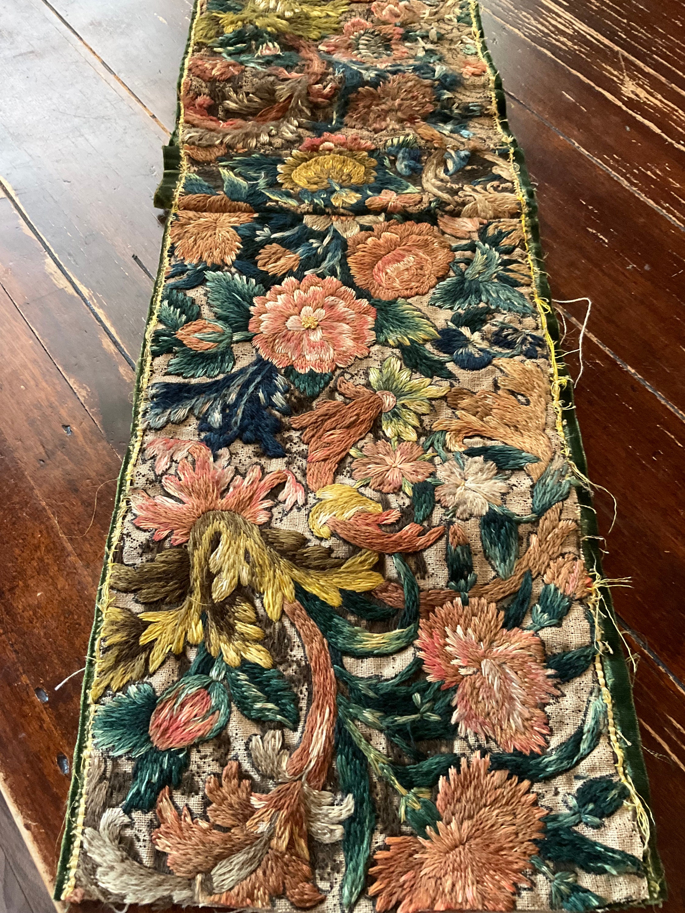 17th C. Italian Wool Embroidery - Etsy