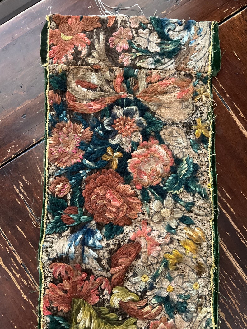 17th C. Italian Wool Embroidery - Etsy