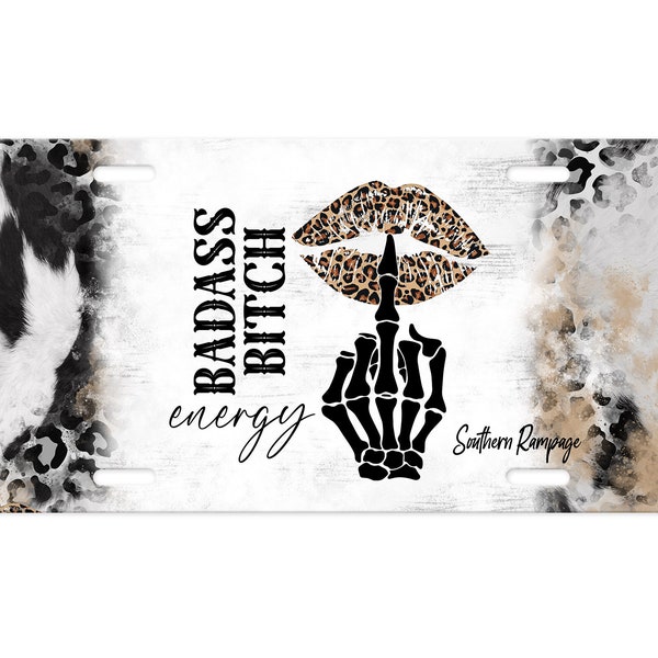 Badass License Plate - Etsy