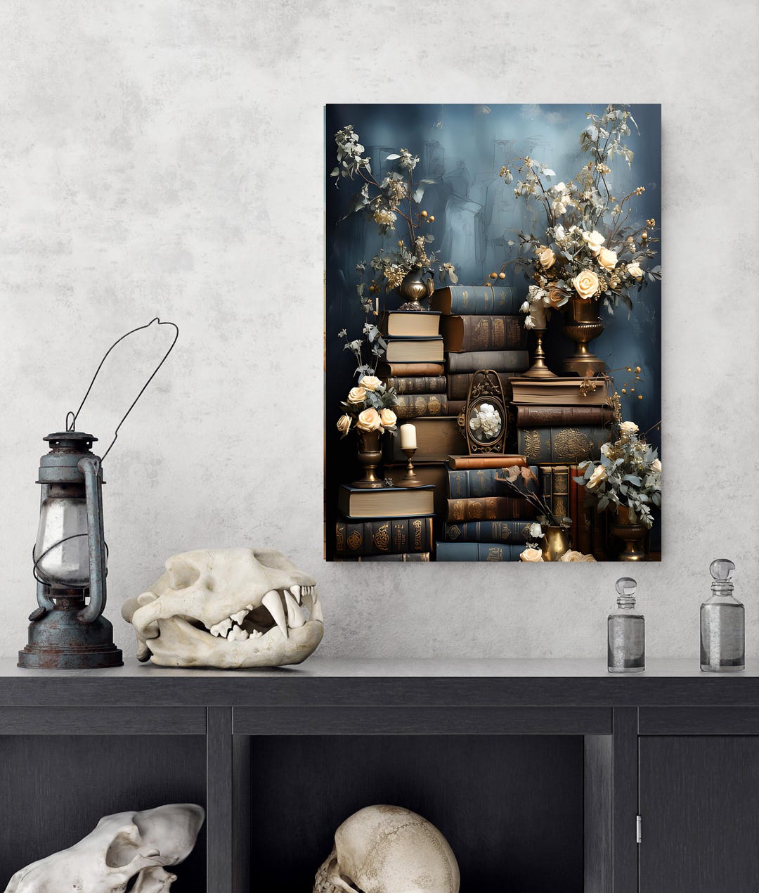 16x20 Old Books Wall Art Canvas Print - Etsy
