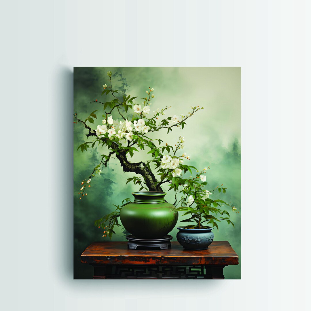 11x14 Bonsai Tree Wall Art Canvas Print - Etsy