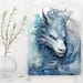 11x14 Blue Dragon Wall Art Canvas Print - Etsy
